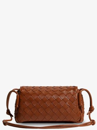 Bottega Veneta Notturno clutch bag with leather shoulder strap - BOTTEGA VENETA - gender_Woman