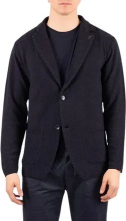 Paoloni Homme, Vestes, Bleu, Taille: 4XL Giacca