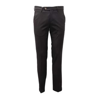 Michael Coal Schmale Italienische Hose - - Trousers - Herren - Schwarzk - W38