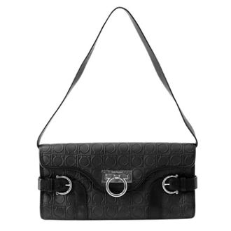 Ferragamo Pre-owned aq-21 Schultertasche - - Pre-owned - Damen - Schwarzk - ONE SIZE