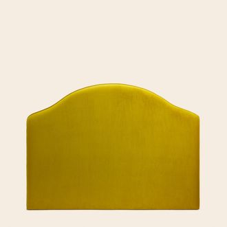 Madura T&ecirc;te De Lit Tapiss&eacute;e Cephee Dalila jaune sulfure - JAUNE