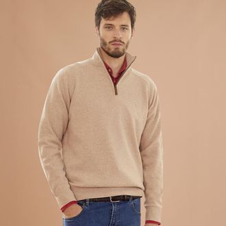 Bexley Kenneth - Pull homme beige chin&eacute;