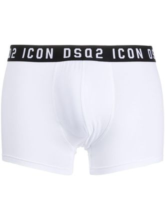 Dsquared2 boxer à taille à logo Icon - Blanc