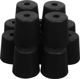 DOITOOL 12 Sätze Teiliges Runde Kunststoff Möbelbeine mit Schrauben Geräuschreduzierende Sofafüße Vielseitig Einsetzbar für Schränke Betten Couchen Einfache M