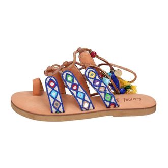 Coral Blue Femme, Chaussures, Multicolore, Taille: 38 EU Sandales en textile pour femmes