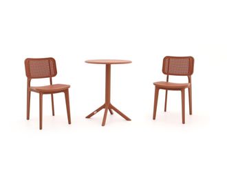 Forza Furniture Forza Xitta/Rieti &oslash; 60 cm Balkon-Set 3-teilig