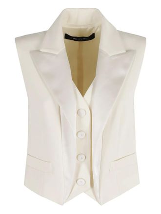 Federica Tosi veston à revers pointus - Tons neutres