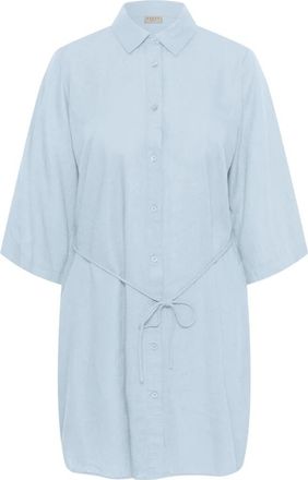 Kaffe Curve Femme, Robes, Bleu, Taille: 42 FR Shirt Dress