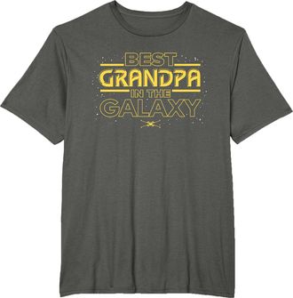Star Wars Best Grandpa in the Galaxy Birthday Fathers Day T-Shirt