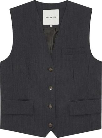 Birgitte Herskind Femme, Vestes, Bleu, Taille: 38 FR Gilet Atlas &eacute;l&eacute;gant pour femmes