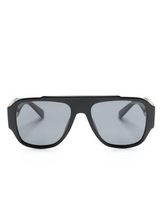 Versace Pilotenbrille mit Medusa - Schwarz