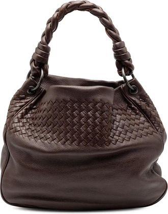 Bottega Veneta 2012-2025 Nappa Intrecciato Cervo shoulder bag - Braun