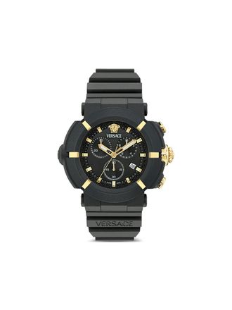 Versace Real Active Chrono 45mm - Schwarz