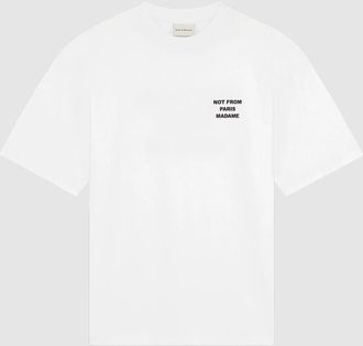 Dr&ocirc;le de Monsieur Tee-Shirt Slogan Optic White