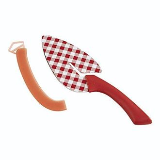 Kuhn Rikon Spezialmesser, Gingham, Rot