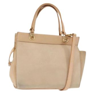 Celine Sac &agrave; main en daim doccasion - Femme - Pre-owned - Beige - Taille: ONE Size