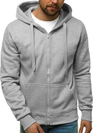 OZONEE Herren Kapuzenpullover Sweatjacke Sweatshirt Farbvarianten Kapuzenjacke Kapuzenpulli mit Rei&szlig;verschluss Langarm Hoodie Sport Style Casual Fitness Trai
