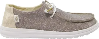 Hey Dude Femme, Chaussures, Beige, Taille: 39 EU Wendy Metallic Sparkle
