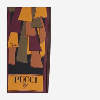 Emilio Pucci Silk Mixed-Print Scarf - Multicolor