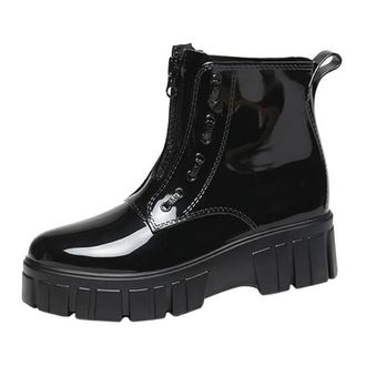 Generic Bottes caoutchouc pour homme et femme Imperm&eacute;able Coupe-Vent pluie semi-compens&eacute;es s&eacute;curit&eacute; de qualit&eacute; Chaussures Facile d&eacute;sinfecter S&eacute;chage ultra-rap