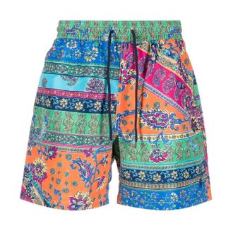 Polo Ralph Lauren Homme, Maillots de bain, Multicolore, Taille: S Palm Island Paisley Print Swim Shorts