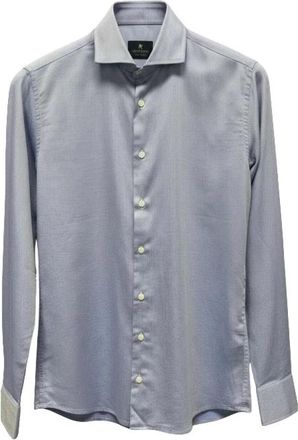 Bastoncino Homme, Chemises, Bleu, Taille: XL B4515 Structured Weave Shirt