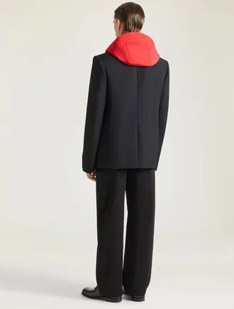 Givenchy Single-Breasted Wool Blazer - Black