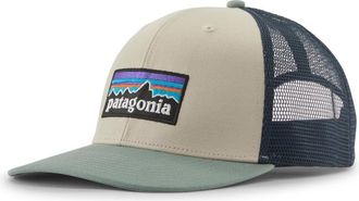 Patagonia P-6 Logo Trucker Cap - - Sport - Herren - Gr&uuml;n - ONE SIZE
