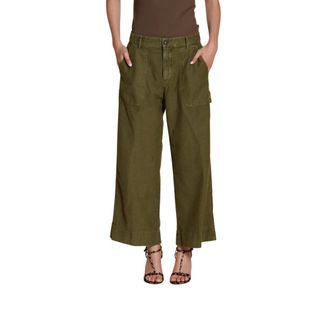 Mason's Dallas Wide Cargo Pants - - Trousers - Damen - Gr&uuml;n - S
