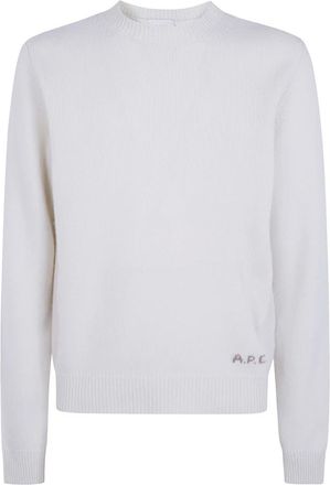 A.P.C. A.p.c., Homme, Pulls, Blanc, Taille: XL Edmond Pullover