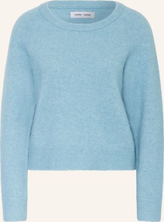 Sams&oslash;e & Sams&oslash;e Sams&oslash;e Sams&oslash;e Pullover Nor O-N Short Mit Alpaka blau