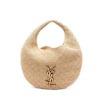 Saint Laurent Cassandre Woven Tote Bag