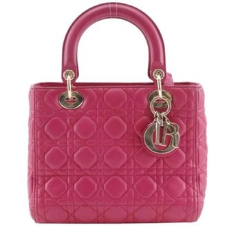 Dior Pre-owned Vintage Lederhandtasche - - Pre-owned - Damen - Rosa - ONE SIZE