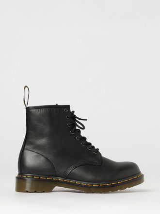 Dr. Martens Bottes de combat &agrave; lacets en cuir nappa avec tirette &agrave; logo