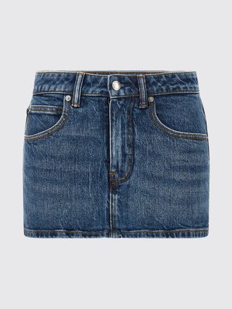 Alexander Wang Short DENIM X ALEXANDER WANG Femme couleur Bleu