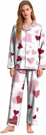 Generic Ensemble pyjama long et pantalon de pyjama tendance et d&eacute;contract&eacute; pour femme, PK1., 3XL