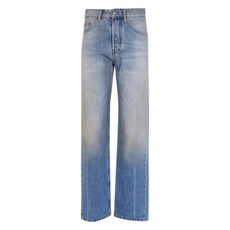 Maison Margiela Washed 5-Pocket Jeans - - Jeans - Damen - Blau - W27