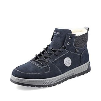 Rieker 37033, Botte Tendance Homme, Bleu, 40 EU