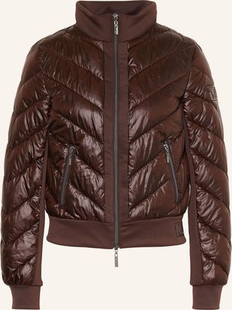 Monari Monari Steppjacke Mit Schmucksteinen braun