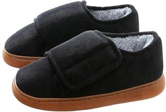 Generic Bottes de Neige Hiver Femmes Hommes, avec Chaud Fourrure Doublure, Chaussure Hiver Chaude Confortables Antid&eacute;rapant, for Personnes &acirc;g&eacute;es Women Black 3