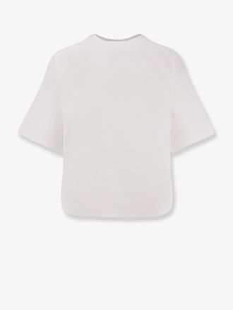 Alaia Boxy cotton blend t-shirt - ALAIA - gender_Woman