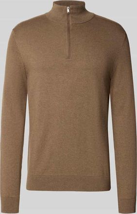 Selected Regular Fit Troyer aus reiner Baumwolle Modell BERG