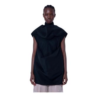 Rick Owens Pelican Tunika Oberteil - - Blouses & Shirts - Damen - Schwarzk - M