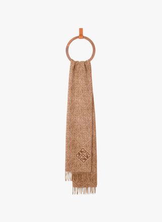 Loewe &Eacute;charpe Anagram en laine et cachemire