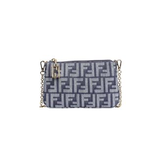 Fendi FF Jacquard Baguette Pouch