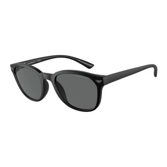 Emporio Armani Homme, Accessoires, Noir, Taille: 53 MM Lunettes de Soleil Sophistiquées et Contemporaines