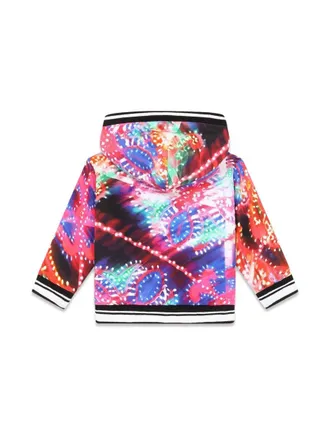 Dolce & Gabbana Zip Cotton Hoodie - Multicolor