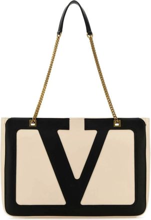 Valentino Garavani Femme, Sacs, Beige, Taille: ONE Size Viva Superstar Medium Shopping Bag