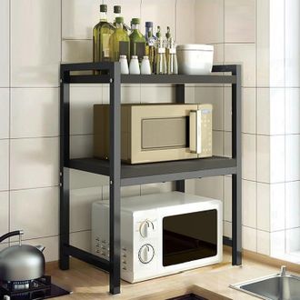 Generic Mikrowellenregal - Küchenarbeitsplatte, Desktop-Drucker, multifunktionale Aufbewahrungslösung for Zuhause und Büro, platzsparende Regale for Haushalts