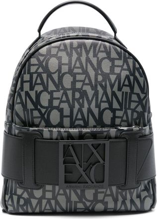 A|X Armani Exchange Rucksack mit Logo-Print - Schwarz